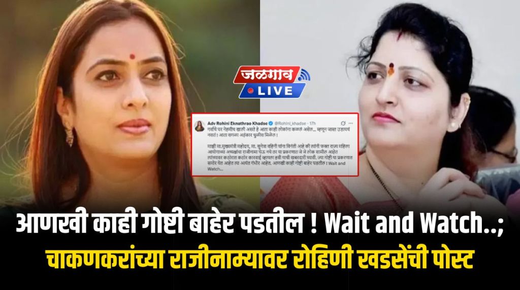 आणखी काही गोष्टी बाहेर पडतील ! Wait and Watch…; चाकणकरांच्या ...